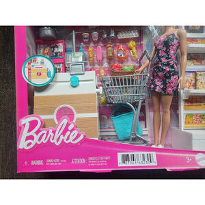 Barbie | Toys | Barbie Frp Supermarket Playset Multicolor Doll Grocery ...